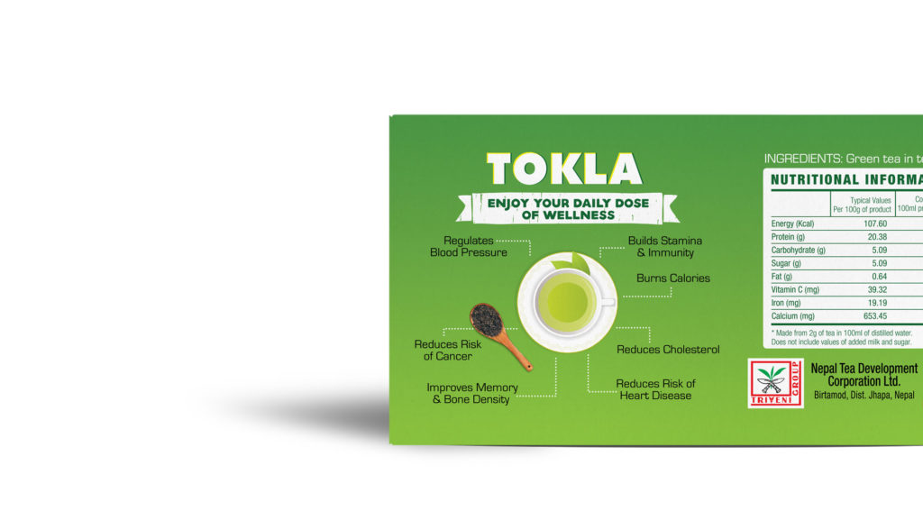Tokla Green Tea - Branding And Packaging Design | Almond Branding